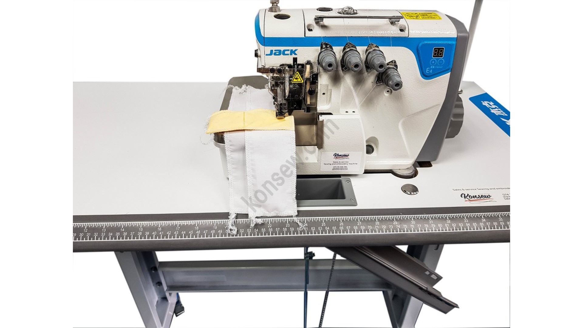 Buy JACK E4 4Thread Overlock (Direct Drive) Industrial Sewing Machine in UK Price, manual PDF ...